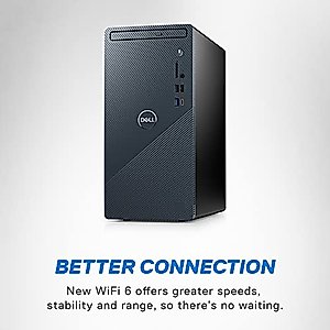 Dell Inspiron 3020 Desktop - Intel Core i7-13700, 16GB DDR4 RAM, 512GB SSD, Intel UHD 770 Graphics, Windows 11 Home - Mist Blue