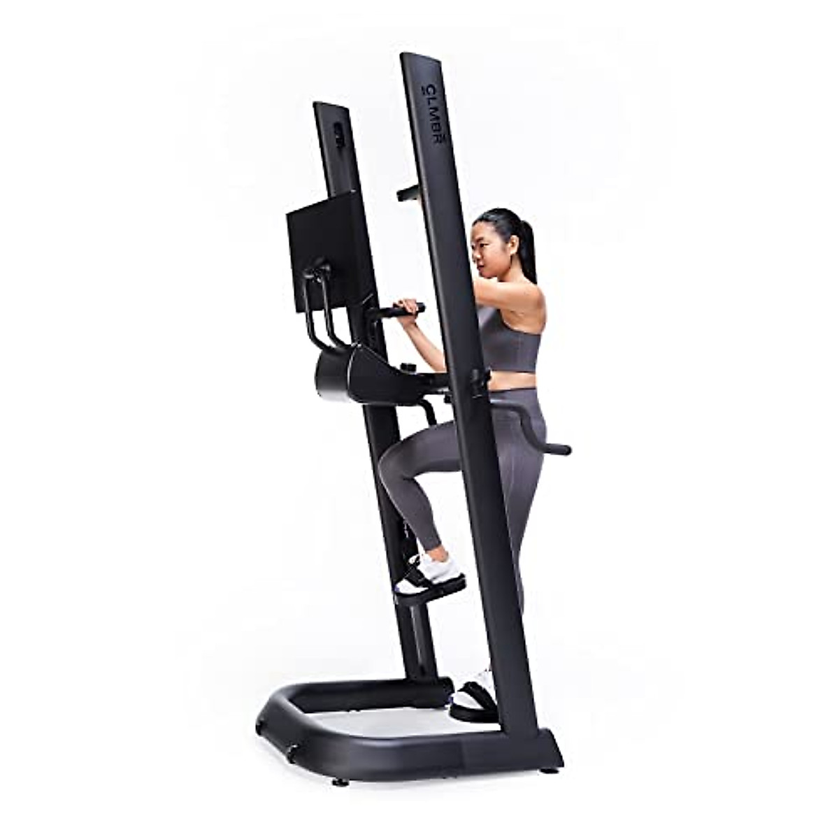 CLMBR01 Connected Full-Body Resistance Indoor Fitness Machine - 21.5" HD Touch Display, Built-in Sound System - Easy to Move, Space-Saving Design - Whole Body Strength & High Intensity Cardio Workout