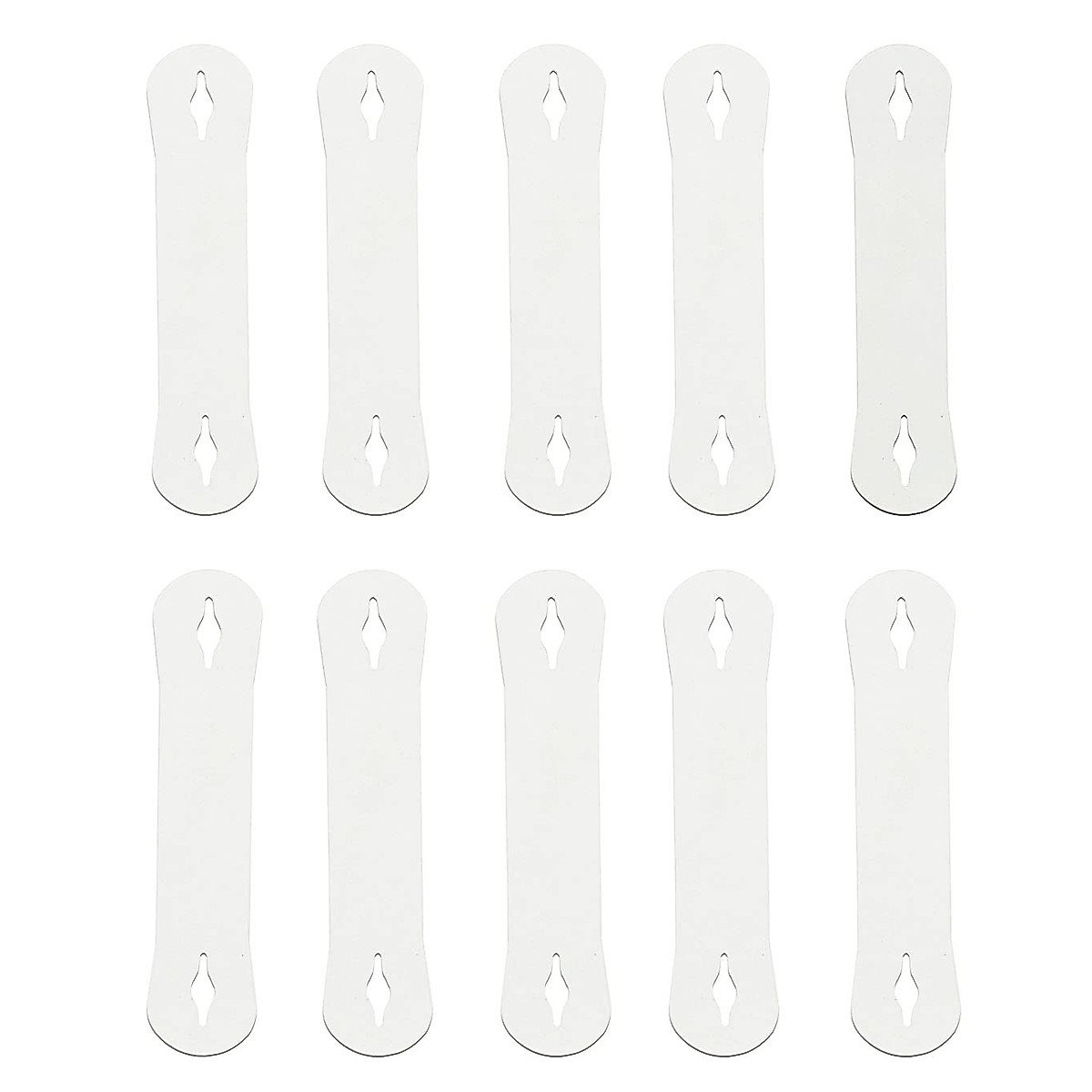 WINGKIND Invisible Tie Stays Tie Keeper Tie Clip, Great Alternative to Tie Tacks or Tie Bars (Pack of 10)