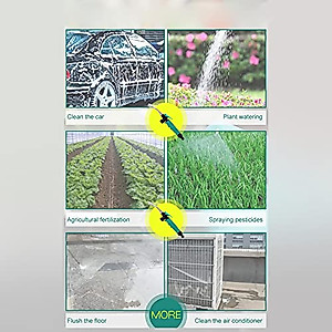 High Pressure Power Washer 2 in 1 High Pressure Washer High Pressure Cleaning Tool High Pressure Water Metal Water High Pressure Power Garden Sprinkle Car Protection Blanket (A, One Size)