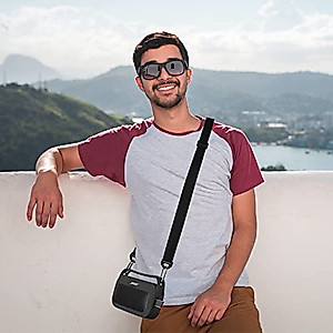 TXesign Silicone Case Cover for Bose SoundLink Flex Bluetooth Portable Speaker Travel Protective Carrying Pouch with Handle Anti-dust Plug for Bose SoundLink Flex (Black)