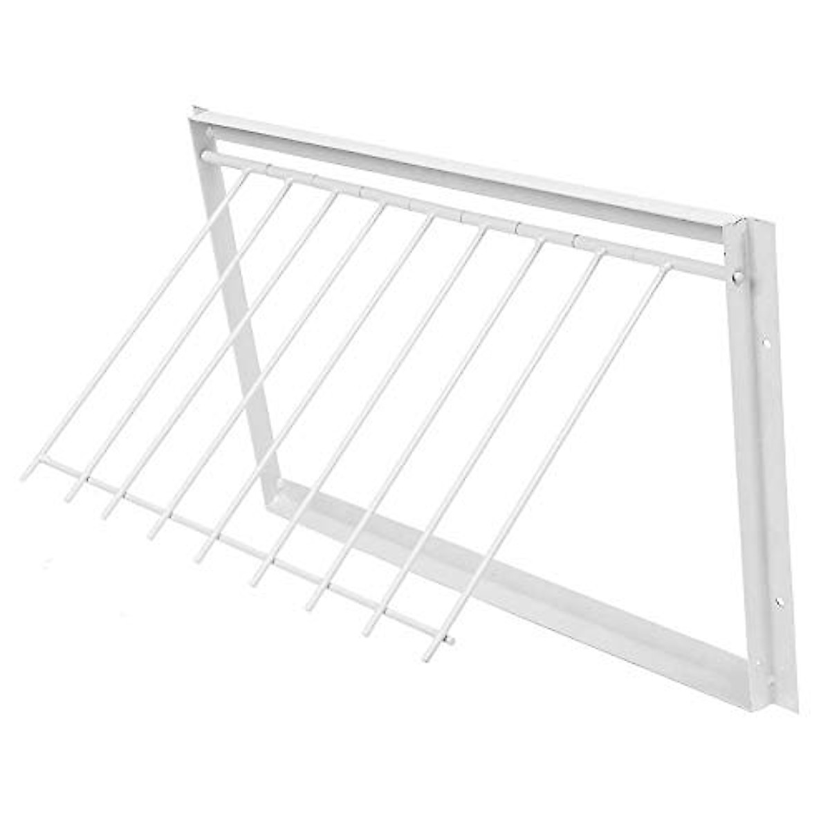 Unibell Iron Birdcages T-Trap House Door High Strength for Pigeon Parrot Easy Installation Pigeon Entrance Door Pigeon Birds House Bird Cage with Detachable Rolling Stand (43.3x26cm)