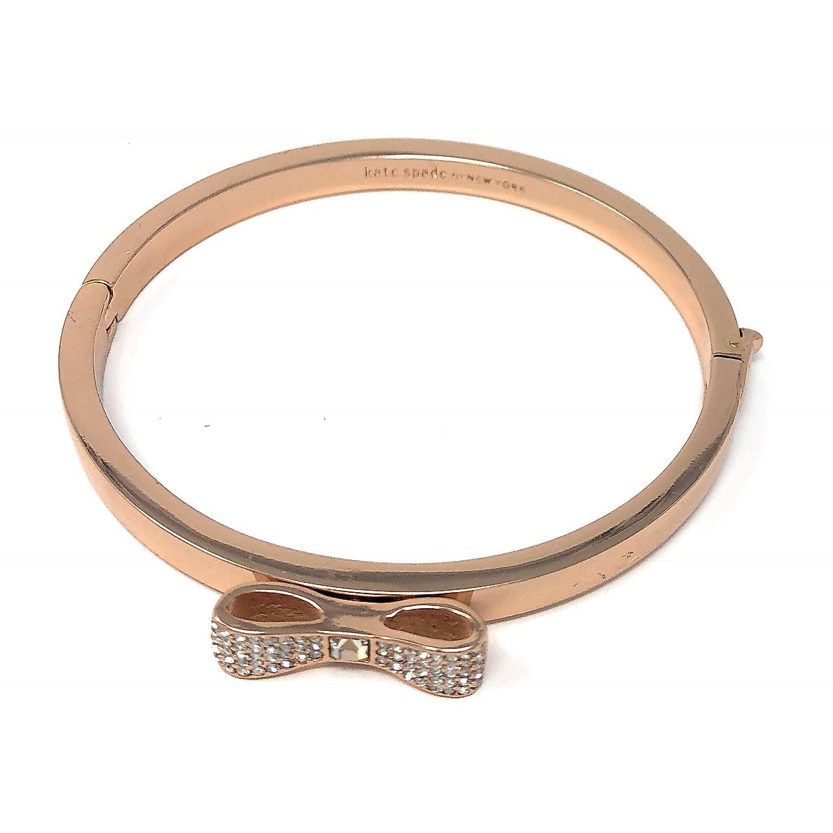 kate spade new york Ready Set Bow Bangle Bracelet O0RU1547 (Rose Gold)