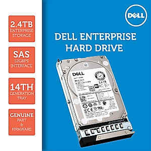 Dell 401-ABHQ 2.4TB 10K SAS 2.5-Inch PowerEdge Enterprise Hard Drive in 14G Tray Bundle with Compatily Screwdriver Compatible with R940XA R840 R440 R640 R6415 R740 R740XD R7415 R7425 R940