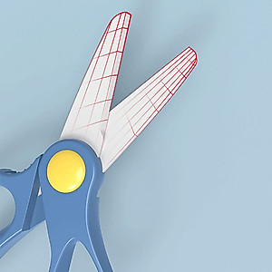 DAMPEN Ceramic Scissors,Soft-grip Handles,Safety Healthy,Kitchen Scissors,Baby Food Ceramic Scissors with Travel Cover for Kids Food 2 PACK (DSP-3)