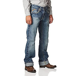 Ariat Men M5 Slim Stackable Straight Leg Jean, Gambler, 33W x 32L
