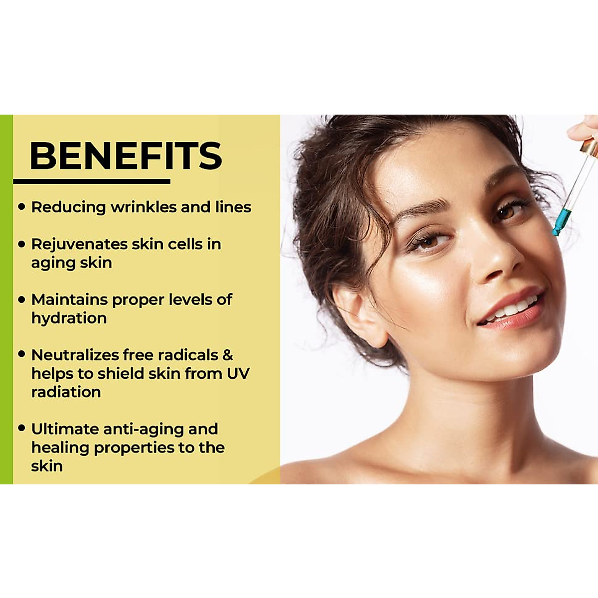 Copper Peptide Face Serum Collagen - With Anti Aging Skin Solutions Properties:1oz/30ml Anti-Wrinkle Formula For Youthful Skin