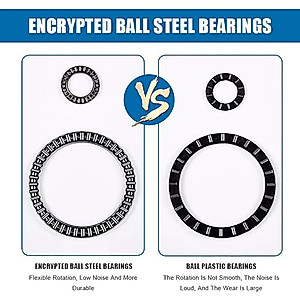 LWQFHI Glass Lazy Susan Turntable Hotel Round Glass Turntable, Susan Lazy Tempered Glass Turntable On Home Dining Table, Glass Lazy Dining Table Turntable 50cm B