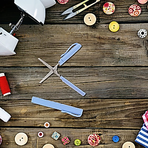 4Pcs Mini Student Scissor Pen Style Shears Compact Scissors Folding Pocket Portable Shears Letter Opening Scissors for Home School DIY Crafts