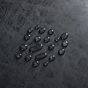 Yaheetech Counter Height Bar Stools 24'' Bar Stools Set of 2 Leather Bar Chairs Modern Upholstered Barstools with Back for Kitchen Counter, Dark Gray