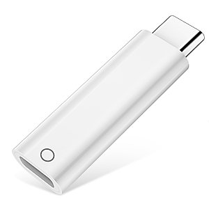 USB-C to Pencil Adapter Compatible with Apple Pencil 1st Generation USB-C to for Lightning Connector Charging Adapter for iPad 10th Gen Bluetooth Pair Male to Female Adapter Connector for Apple Pen