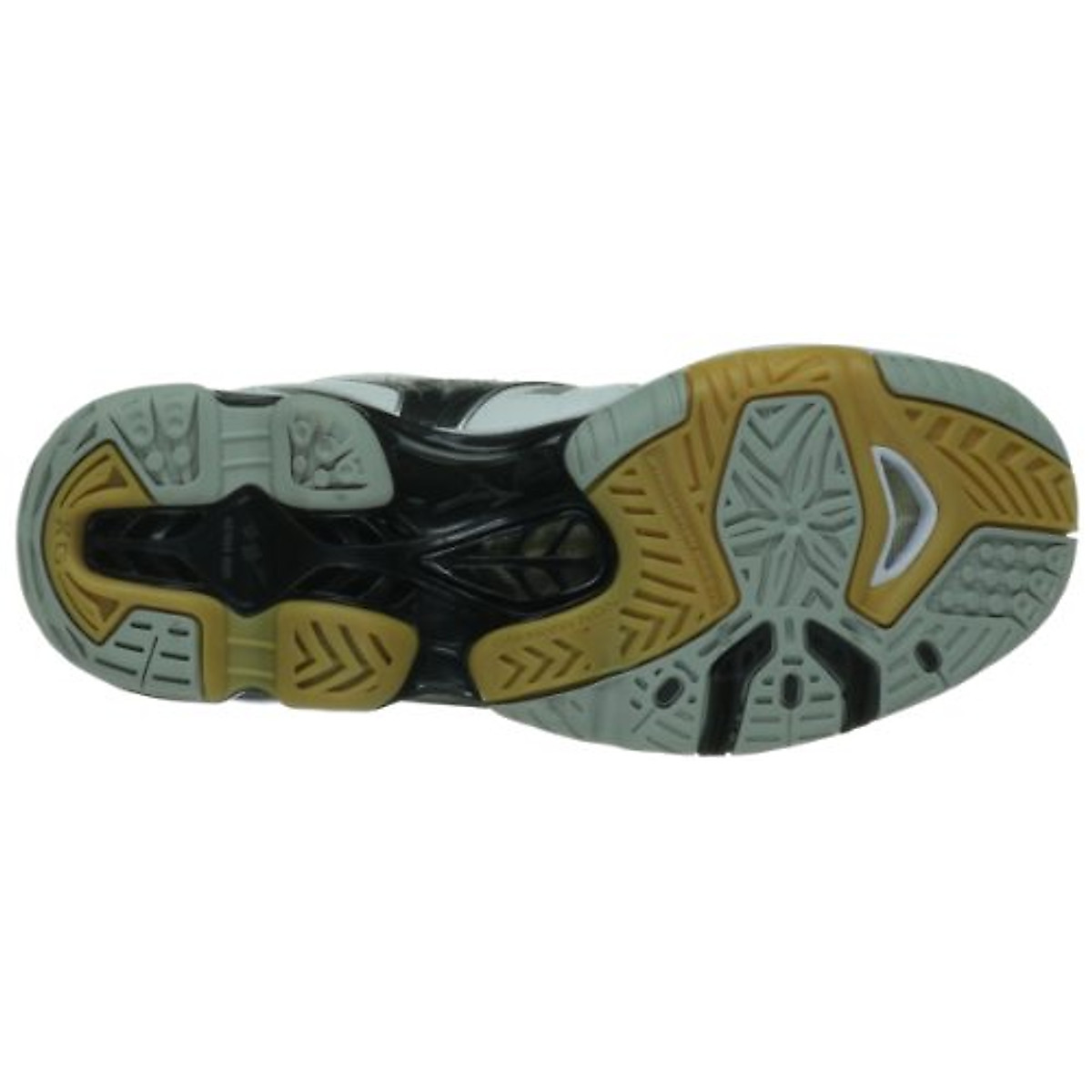 Mizuno Women's Wave Tornado 8 Volleyball Shoe,White/Black,11.5 M US