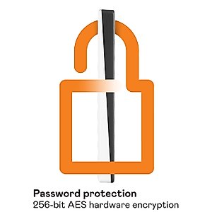 WD 1TB My Passport Portable External Hard Drive with backup software and password protection, White - WDBYVG0010BWT-WESN