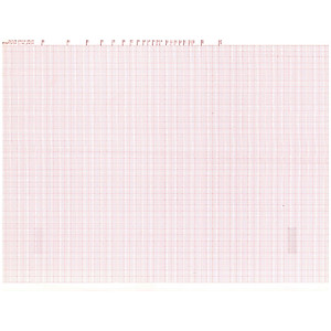 ECG/EKG Paper for Mortara ELI 200-215mm X 280mm, Z-fold (10 Packs/Box)