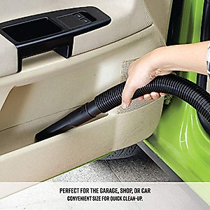 Vacmaster, VP205, 2.5 Gallon 2 Peak HP Portable Wet/Dry Shop Vacuum, Blue