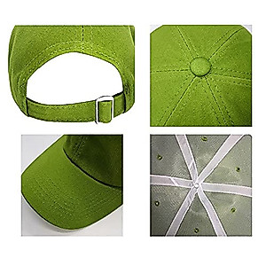 Custom Baseball Cap with Your Text,Personalized Adjustable Trucker Caps Casual Sun Peak Hat for Gifts (Bright Blue, one Size)