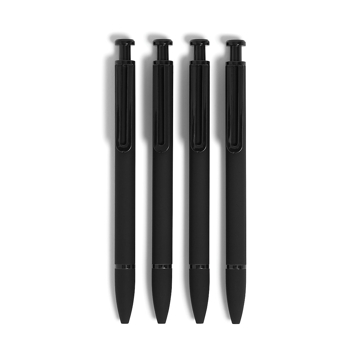 U Brands Soft Touch Midnight Monterey Ballpoint Pens, 1 mm, 4 Count (5136E06-24)