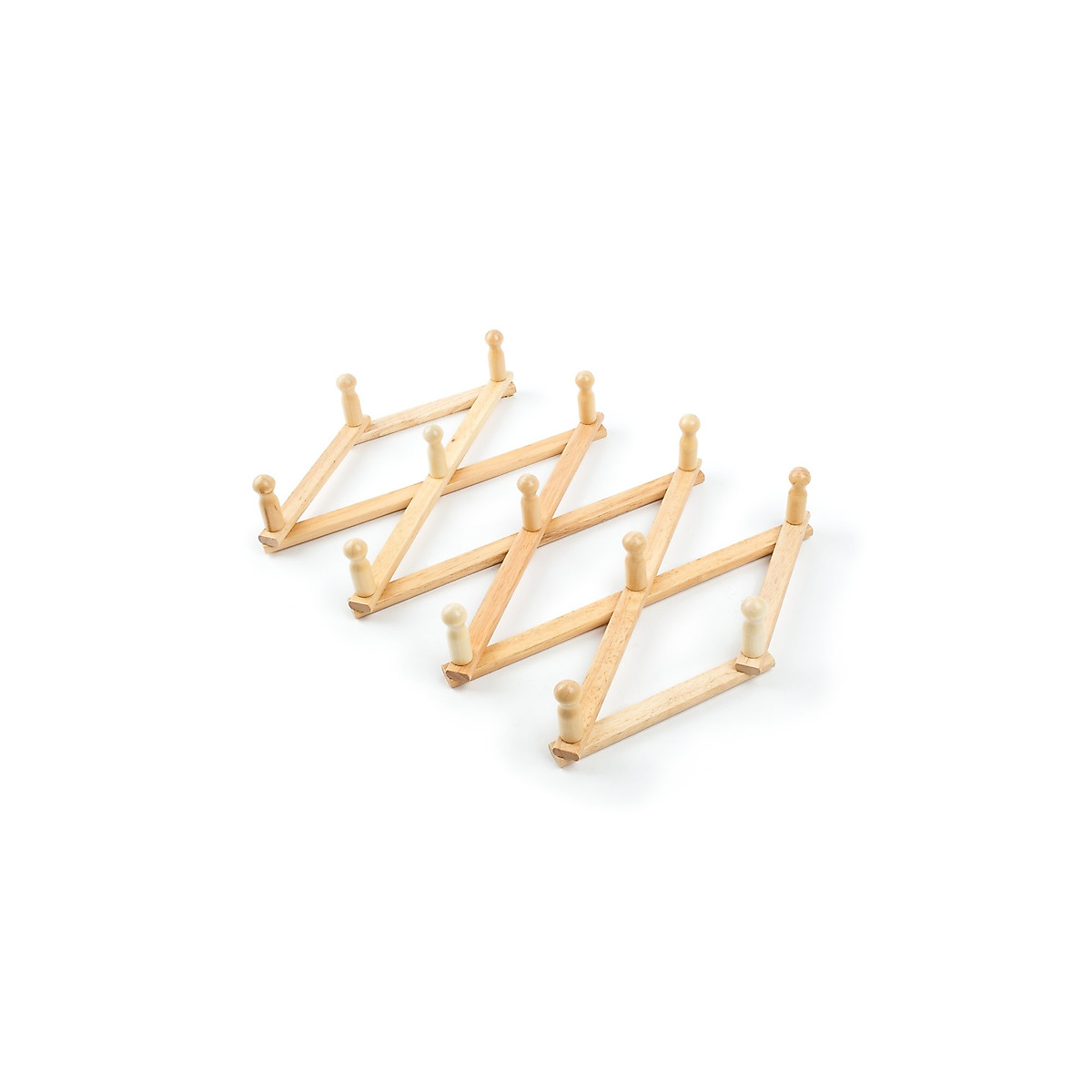 Fox Run Expanding Beechwood Coffee Mug Wall Rack