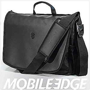 Alienware Vindicator 2.0 Gaming Laptop Messenger Bag, 13 inch/15 inch/17 Inch for Students, Gamers, Black/Teal Blue (AWV1317M2.0)