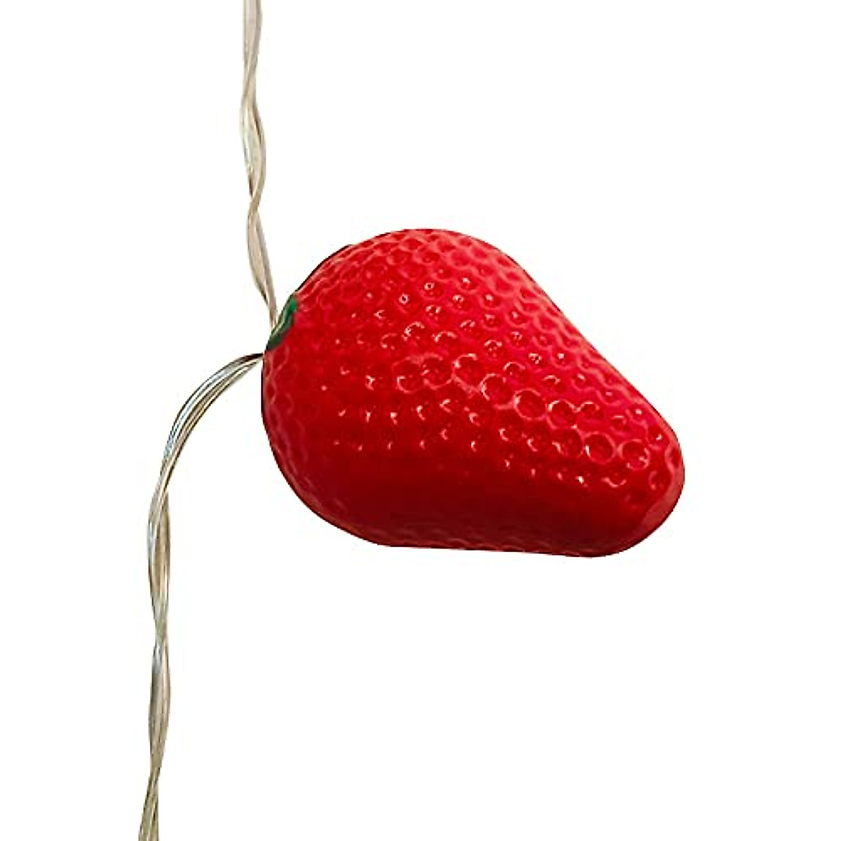 LEKIBOP 10LED Fruit Strawberry String Lights Battery Powered Indoor Outdoor Lighting Lamp for Wedding Home Birthday Garden Yard Patio Party Decorations