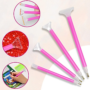 Bofoho Diamond Art Painting Storage Case - 60 Slots Diamond Art Painting Accessories and Tools, Portable Diamond Art Shockproof Jars Organizers Jewelry Storage Box