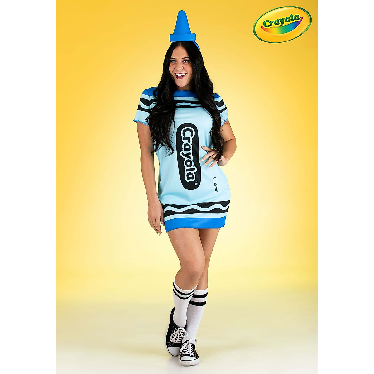 Fun Costumes Cerulean Crayola Crayon Women's Costume Small