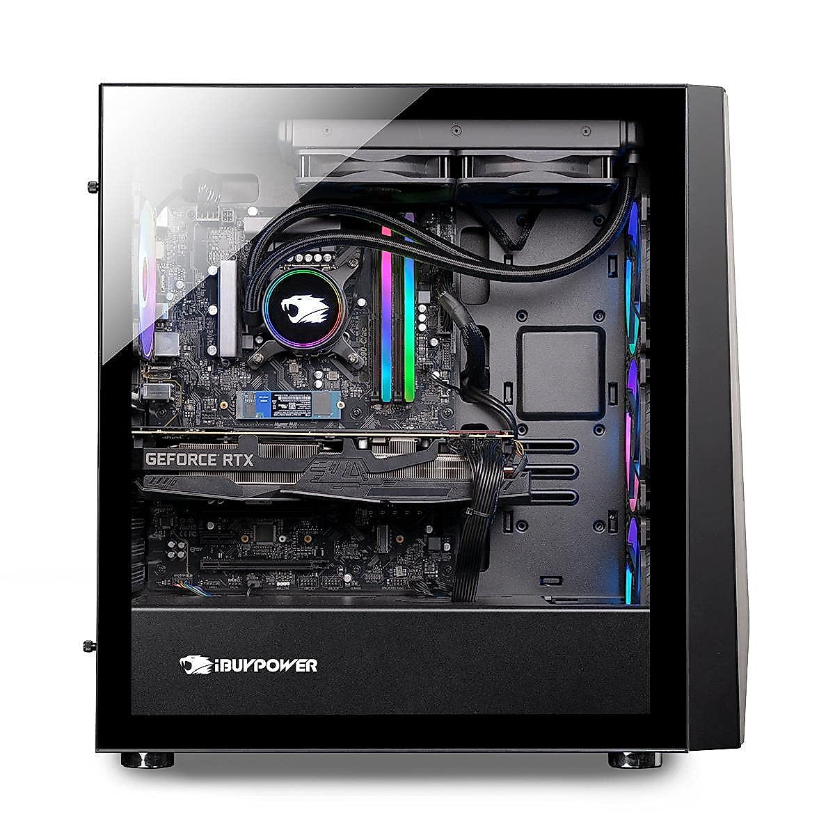 iBUYPOWER Trace5MR 1003Ti Liquid Cooling Gaming Desktop Computer, Intel Core i7-11700KF 3.6GHz, 16GB RAM, 1TB SSD NVIDIA GeForce RTX 3080Ti 12GB, Windows 10 Home, Free Upgrade to Windows 11