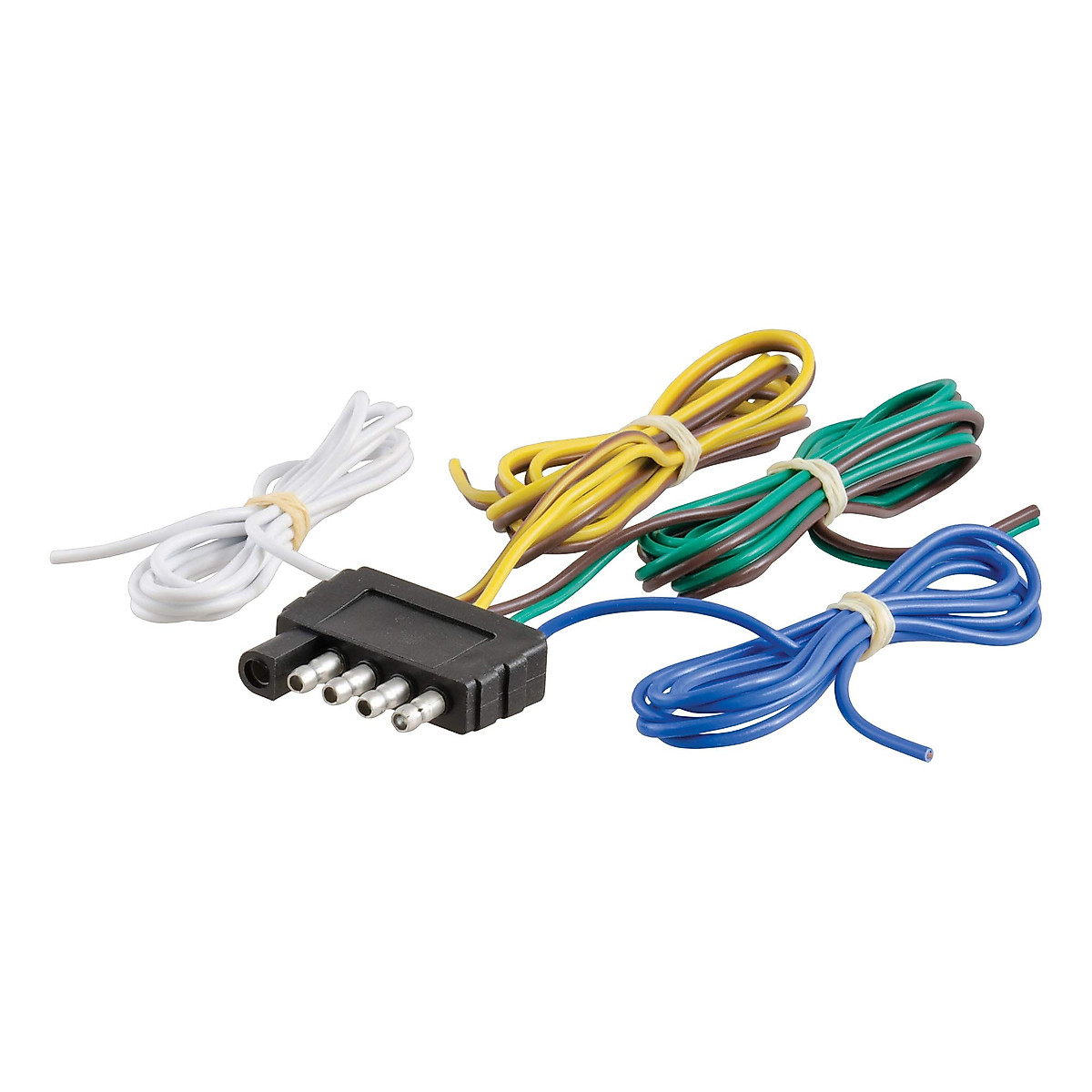 CURT 58541 Trailer-Side 5-Pin Flat Wiring Harness with 48-Inch Wires