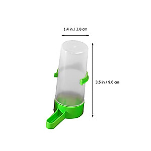 Balacoo 20pcs Bird Feeder Water Dispenser for Cage Automatic Bird Water Food Feeder for Cage Pet Parrot Budgie Lovebirds Cockatiel Feeder Cup Bowl Dish and M