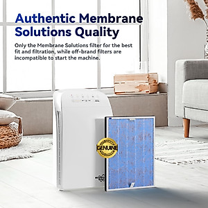 MSA3 Air Purifier for Home Large Room and Bedroom with H13 True HEPA Filter, 100% Ozone Free Air Cleaner for Smokers, Pet and Allergies Remove 99.97% Allergens, Dust, Odor, Smoke, Pollen