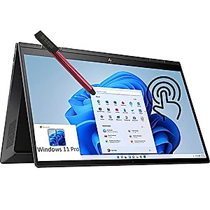 HP 2022 Envy x360 15 2-in-1 15.6" FHD Touchscreen Business Laptop, Hexa-Core AMD Ryzen 5 5625U up to 4.3GHz, 16GB DDR4 RAM, 512GB PCIe SSD, WiFi, BT, Backlit KB, Windows 11 Pro, 64GB Flash Stylus