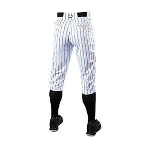 EvoShield Men's Salute Pinstripe Knicker Pant - Team White/Navy, Size Small