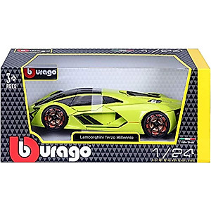 Bburago - 1/24 Scale Model Compatible with Lamborghini Terzo Millennio (Green)