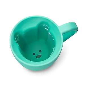 melii Silicone Bear Mug, Cup for Toddlers Kids and Children (Blue - 1 Pack)
