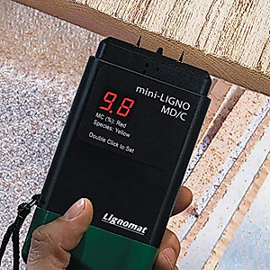 Lignomat Package M-11: Mini-Ligno MD/C Moisture Meter, 6' Cable, 1 Pair PKB Probes