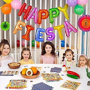 WERNNSAI Mexican Bingo Party Games - 24 Players Birthday Party Games for Kids Bingo Game Bachelorette Final Fiesta Bingo Game Cards Supplies for Taco Themed Party Kids Night Classroom Activities