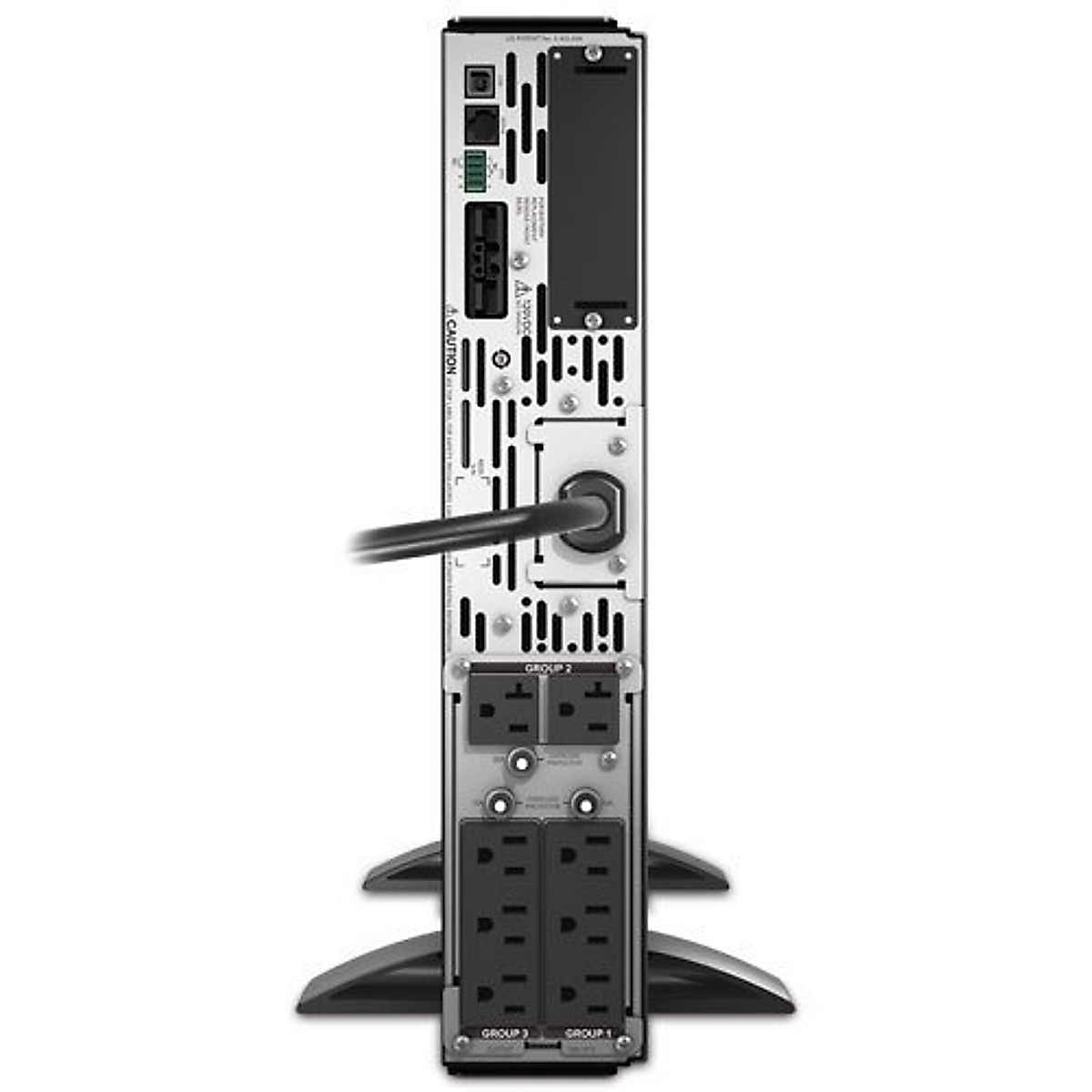 APC Network UPS, 2200VA Smart-UPS Sine Wave UPS with Extended Run Option, SMX2200RMLV2U, 2U Rackmount/Tower Convertible, Line-Interactive, 120V, Black