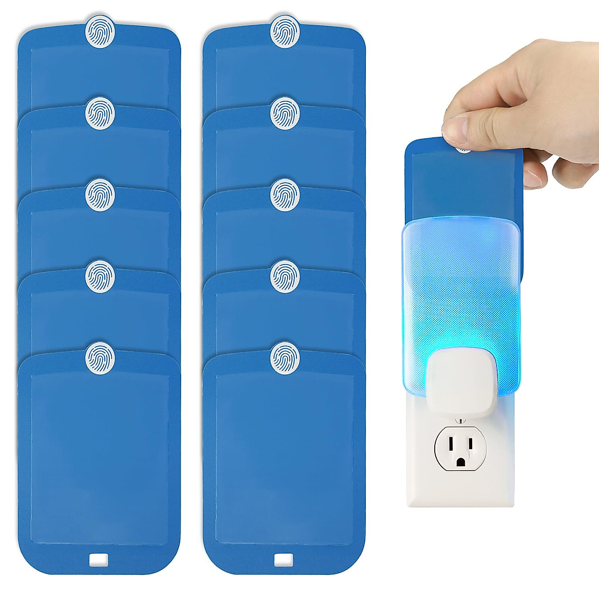 10 Pack Refill Cartridges Compatible with Raid Essentials Flying Insect Light Trap, Extra Sticky Refill Cartridges for Stem Flying Insect Light Trap for Effective Pest Control, Odorless and Pet Safe