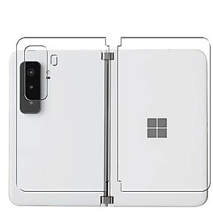 Puccy 2 Pack Back Screen Protector Film, compatible with Microsoft Surface Duo 2 TPU Guard Cover （ Not Tempered Glass/Not Front Screen Protectors ）, Transparent