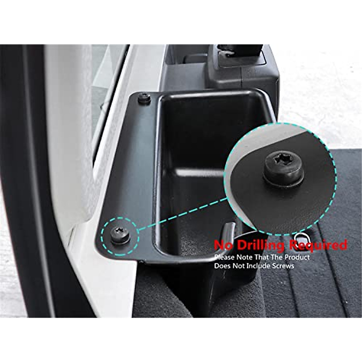 Car Trunk Side Storage Box Organizers Stowing Tidying for Jeep Wrangler JL 2018 2019 2020 2021 2022 2023 Interior Accessories