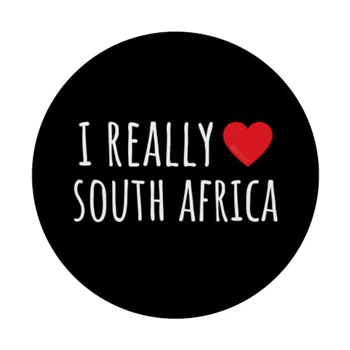 I Really Love (Heart) South Africa PopSockets Standard PopGrip