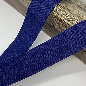 10/15/20/25mm 5yards Navy Blue Lace Trim Elastic Ribbon Fold Over Elastic Band for Sewing Lace Trim Waist Band