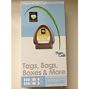 Provo Craft Cricut Shapes Cartridge-Tags, Bags, Boxes & More