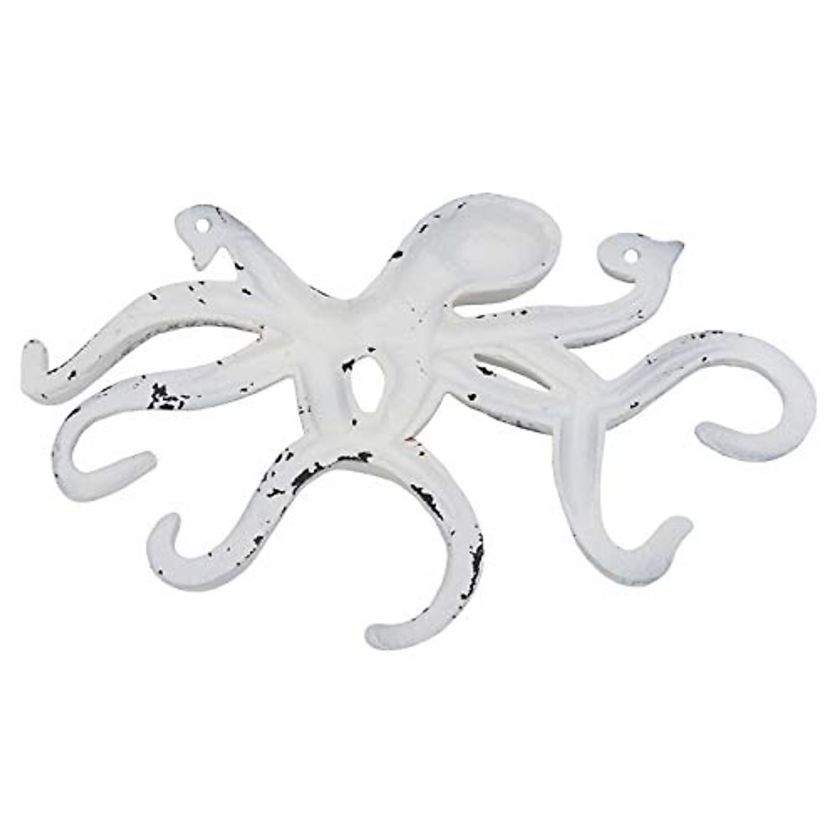 Swimming Octopus Key Hook Antique Look/Distress Green/Vintage Hook/Sea Theme Hook/Coastal Hook and Swimming Octopus Key Hook Antique Look/Distress White/Vintage Hook/Sea Theme Hook/Coastal Hook