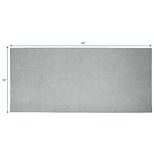 S&T INC. Under Sink Mat, Shelf Liners for Kitchen Cabinets Non Adhesive, Water Resistant and Plastic Kitchen Shelf Liner, Charcoal Grey, 24 in. x 48 in