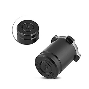 5Pcs Bullet Buttons for Xbox One, Aluminium 9mm Bullet ABXY Buttons for Xbox One Controller(Black)