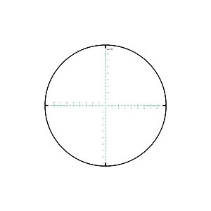 Hi-Lux Optics UD530X56 Uni-Dial 5-30 x 56 34mm Tube Rifle Scope with Green Illuminated MIL Ranging Reticle, Black