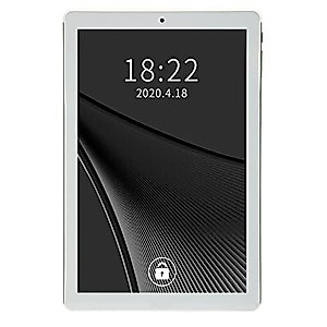 VINGVO 8 Core Processor Tablet, 3G Network and 5G WiFi Tablet 10 Inch 100‑240V 3 Card Slots 3GB RAM and 64GB ROM for 11 for Home for Travel (US Plug)