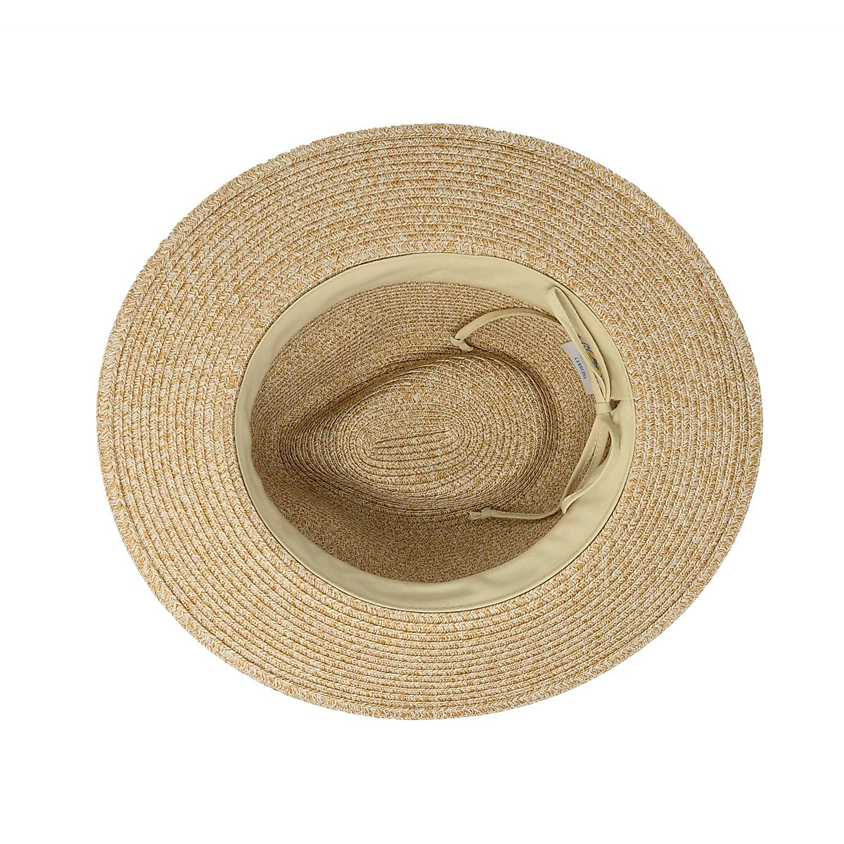 Wallaroo Hat Company – Women’s Caroline Fedora – UPF 50+ Sun Protection, Packable Design and Adjustable Sizing for Medium Crown Sizes – Versatile Sun Hat for Travel and Everyday (Beige)