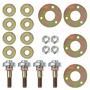 Veemoon 4pcs Rocking Chair Bearing Furniture Connecting Fittings Bearing Screws for Rocking Chair Rocking Chair Bearing Screws Mechanic Accessories Bolt Kit Rocking Chair Accessories Iron
